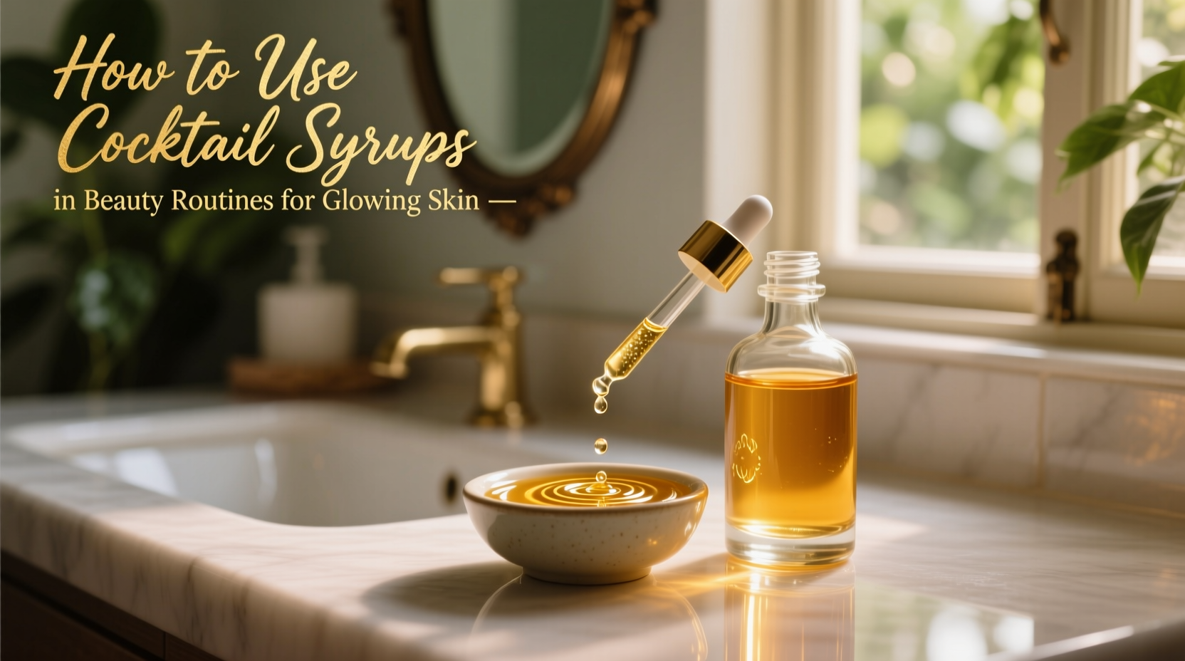 How To Use Cocktail Syrups In Beauty Routines For Glowing Skin