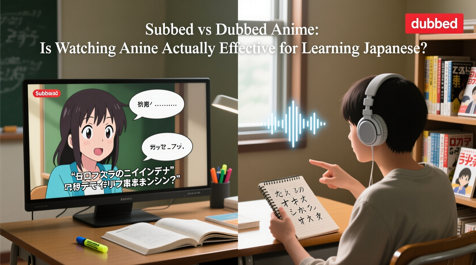 Subbed Vs Dubbed Anime For Learning Japanese Is Watching Anime Actually ...