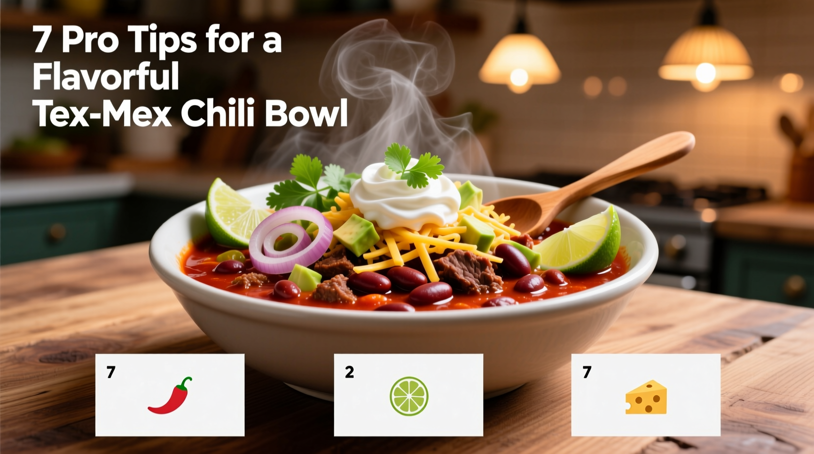 7 Pro Tips For A Flavorful Tex-Mex Chili Bowl