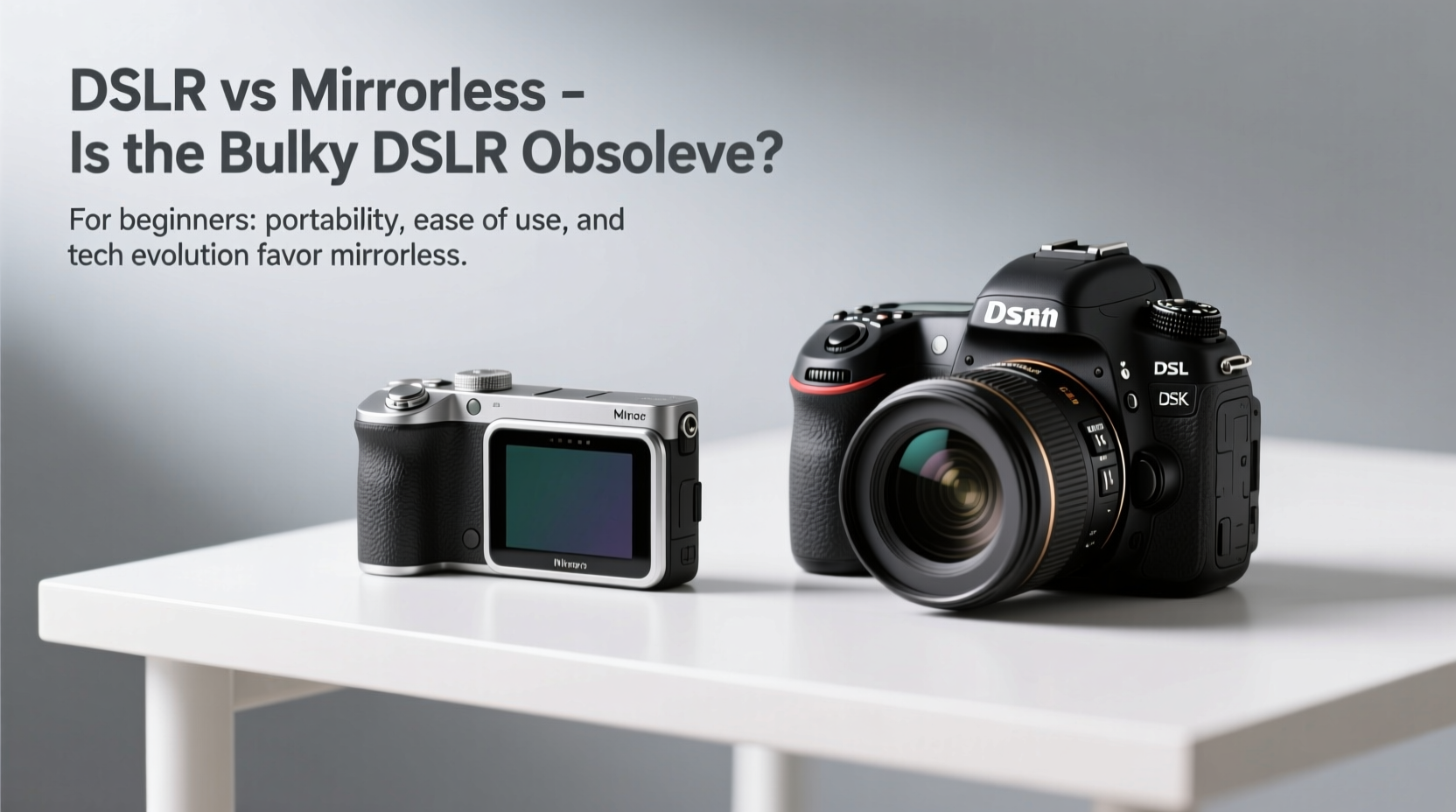 Dslr Vs Mirrorless Camera For Beginners Is The Bulky Dslr Obsolete