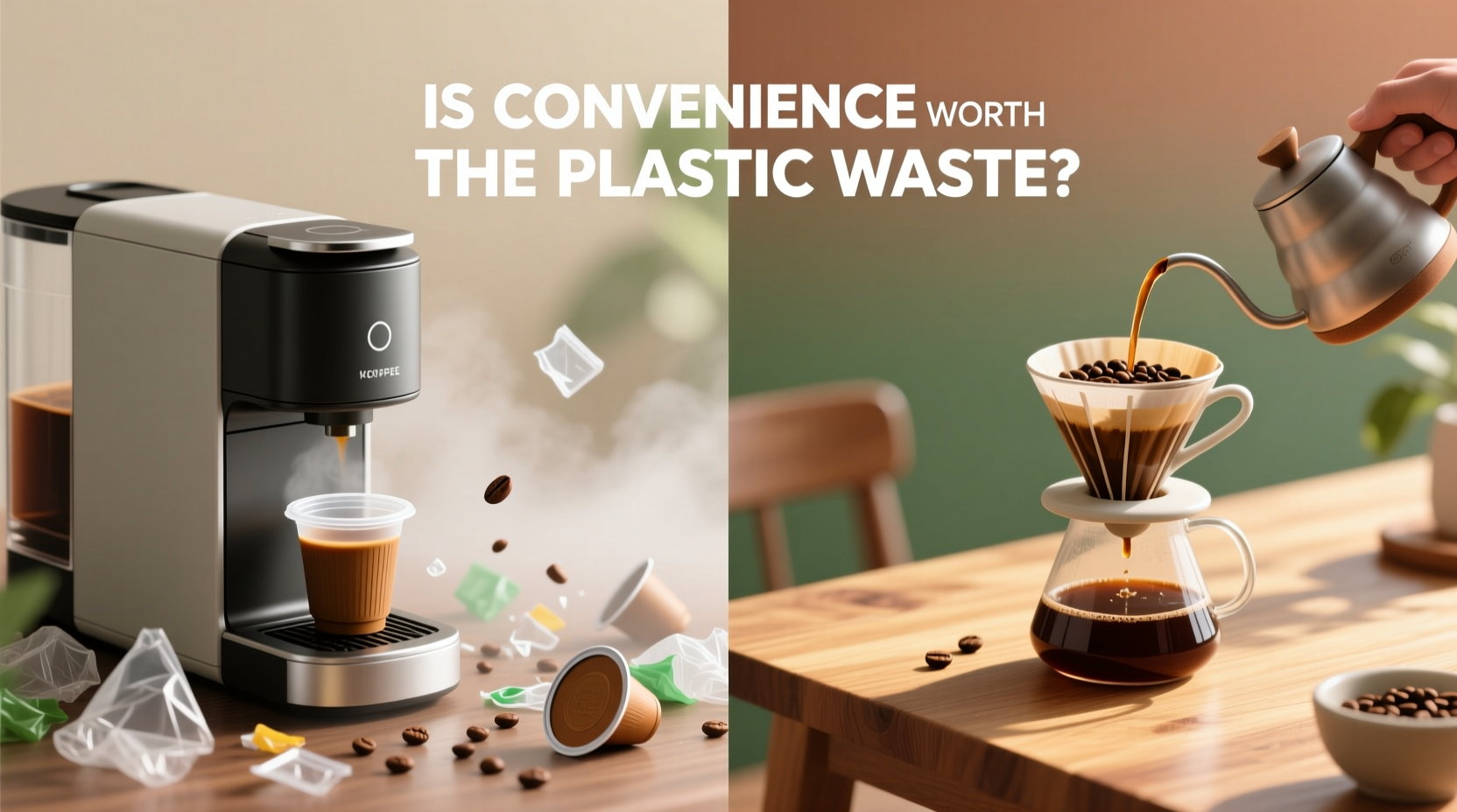 Coffee Pod Machine Vs Pour Over Is The Convenience Worth The Plastic Waste
