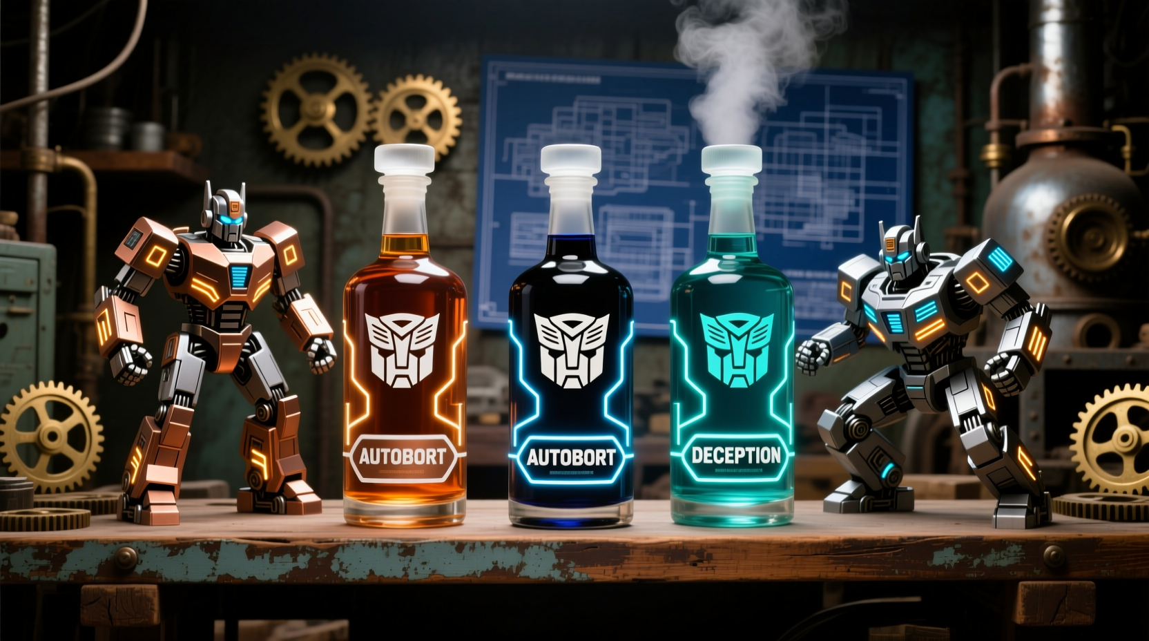 Transformer-themed Liquor Bottles Are They Display-worthy