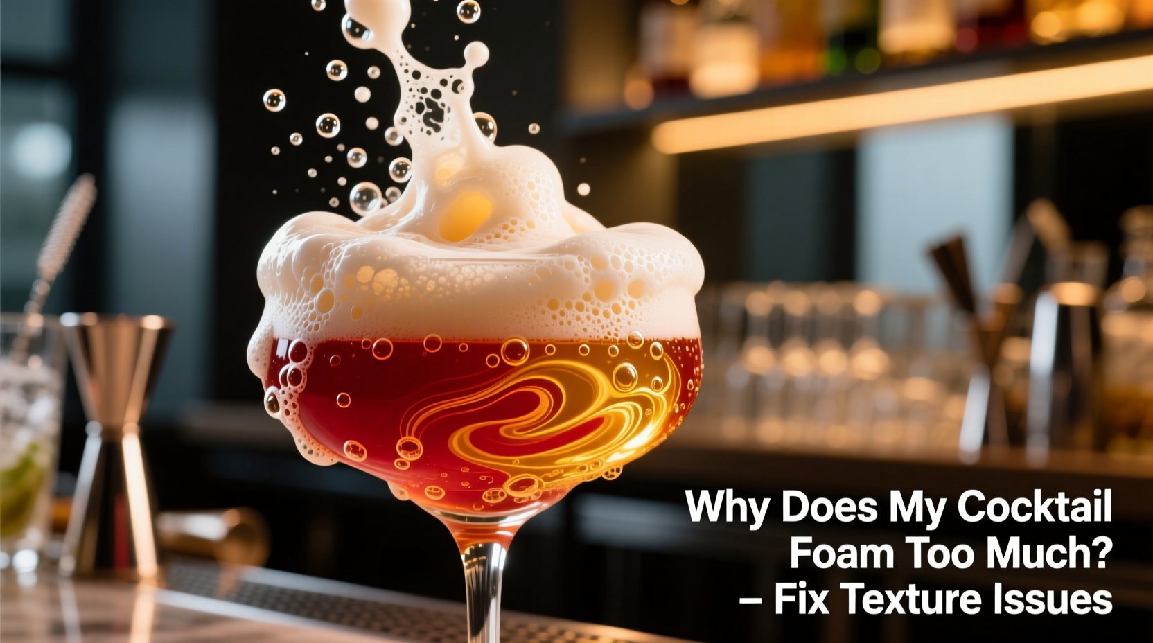 Why Does My Cocktail Foam Too Much And How To Fix Texture Issues