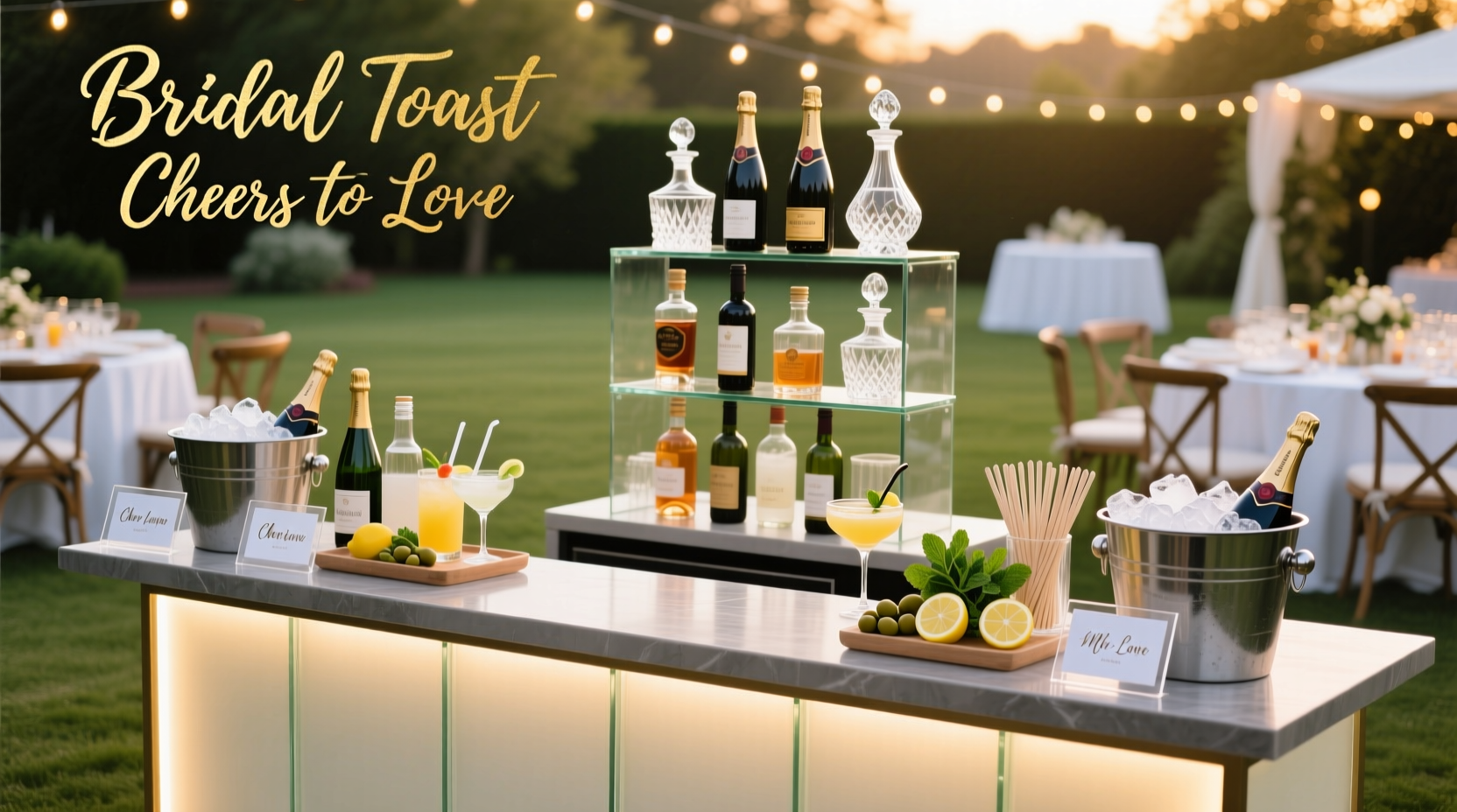 How To Set Up A Self-serve Alcohol Station For Weddings