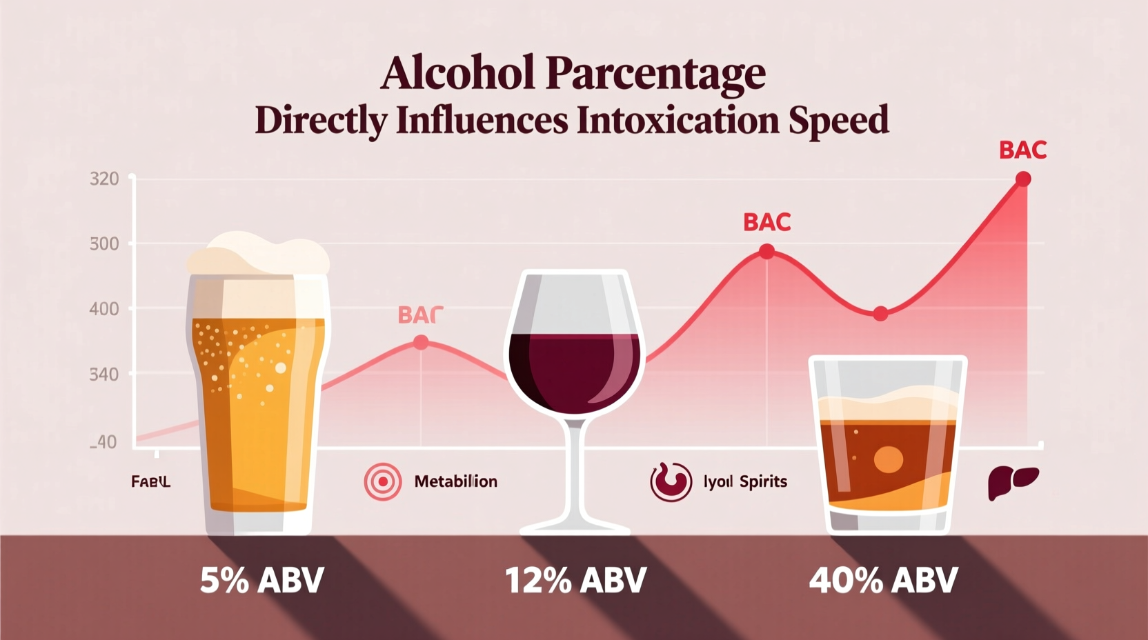 Do Alcohol Percentages Affect How Quickly You Feel Drunk Across Types