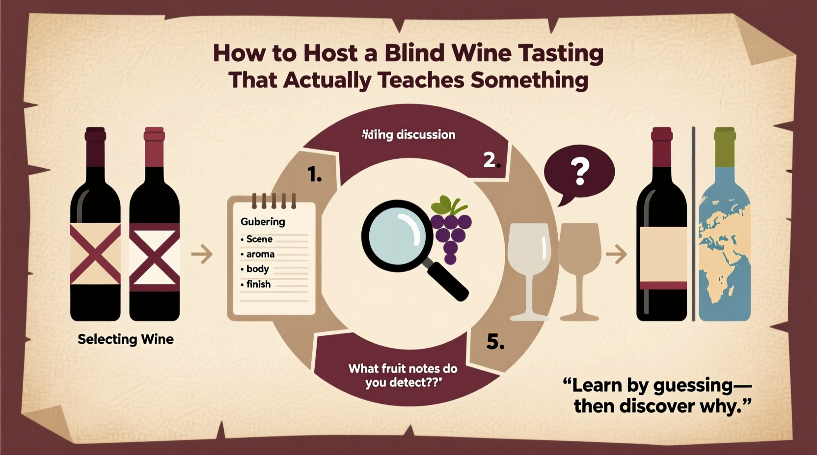How To Host A Blind Wine Tasting That Actually Teaches Something