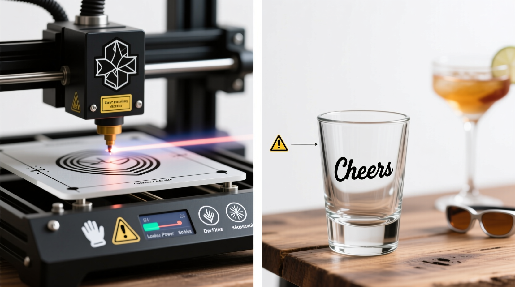 How To Use A Laser Engraver To Personalize Shot Glasses At Home