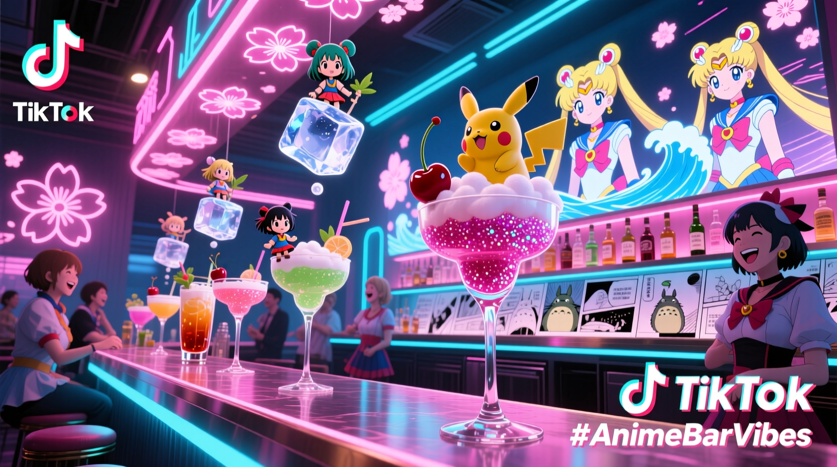 Anime-themed Cocktail Bars Real Places Or Just Viral TikTok Trends