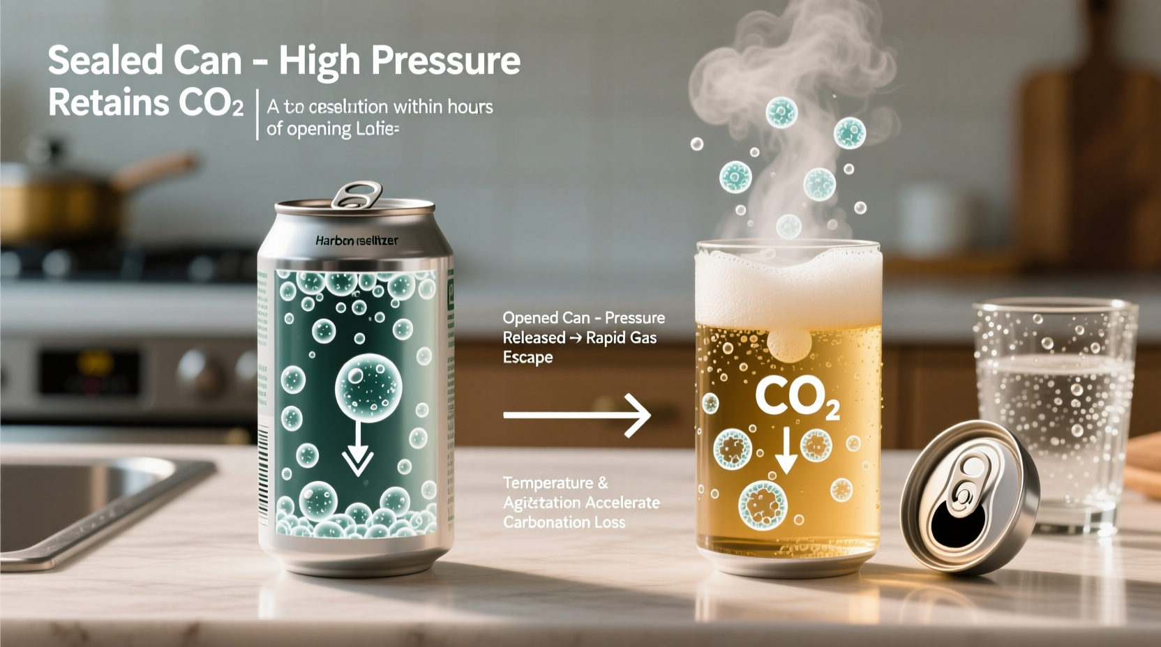 Why Does My Canned Hard Seltzer Lose Carbonation Within Hours Of Opening