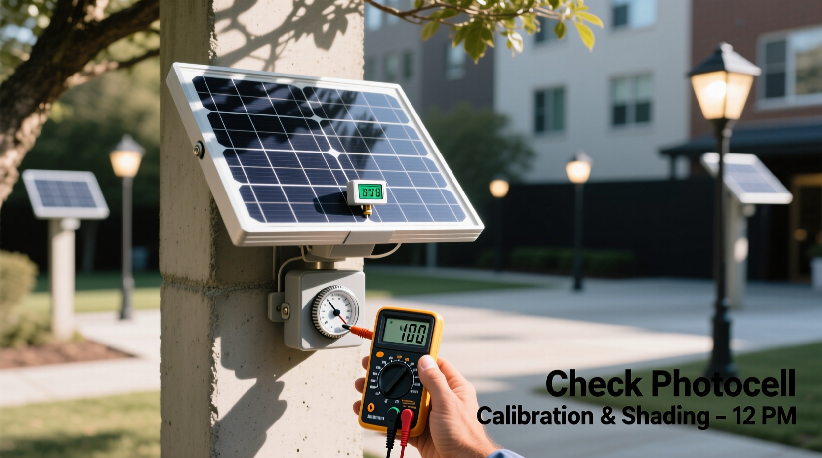 Why Do My Solar Lights Turn On At Noon Checking Photocell Calibration ...