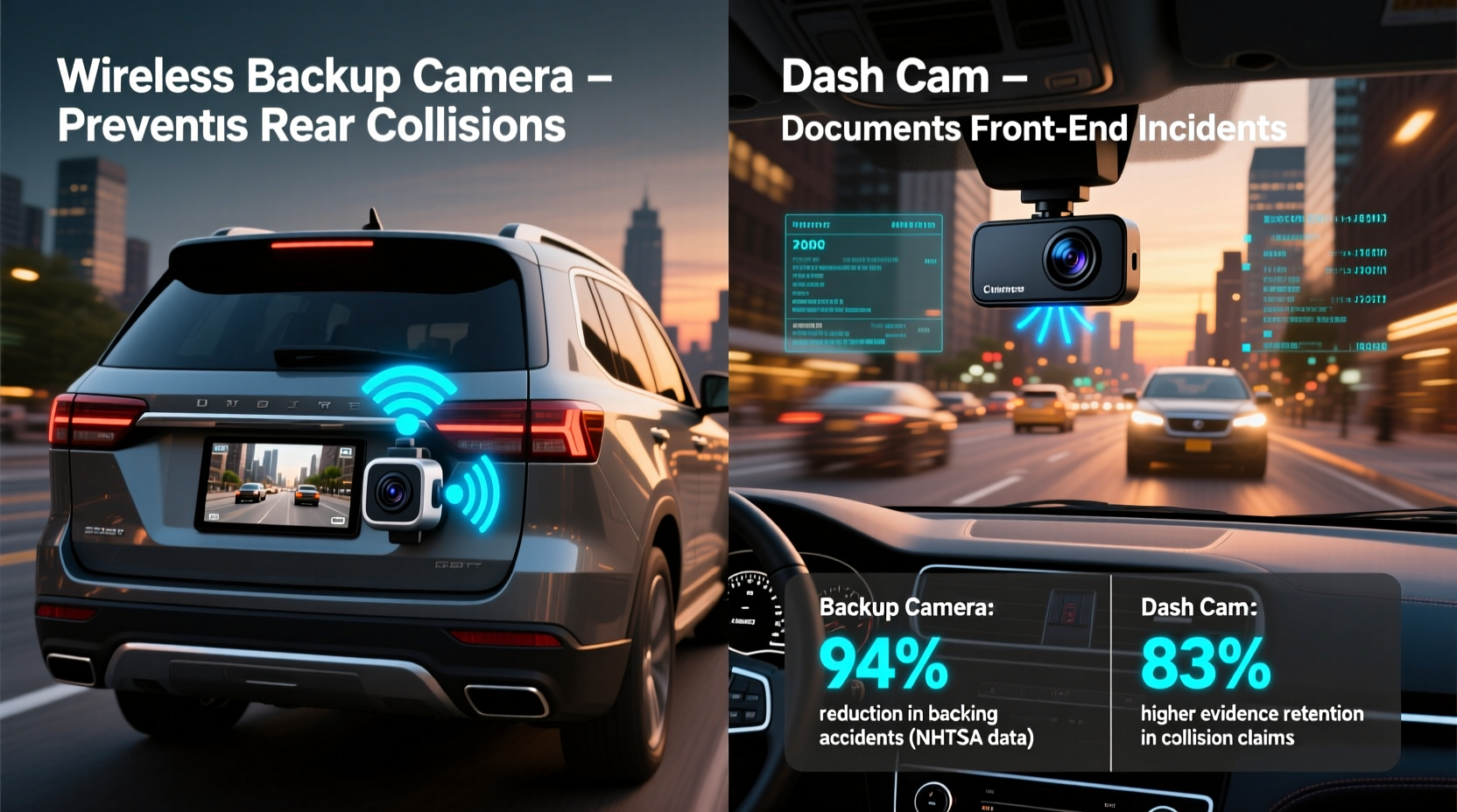Wireless Backup Camera Vs Dash Cam Which Adds More Safety Value