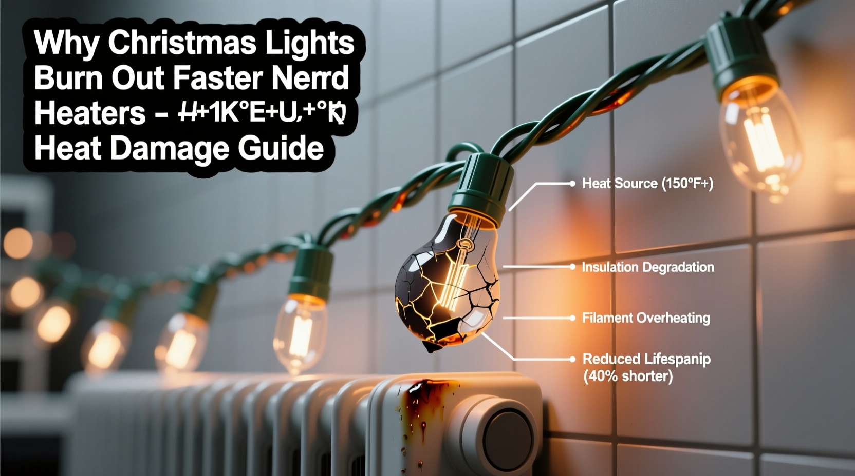 Why Do Christmas Lights Burn Out Faster Near Heaters Heat Damage Guide