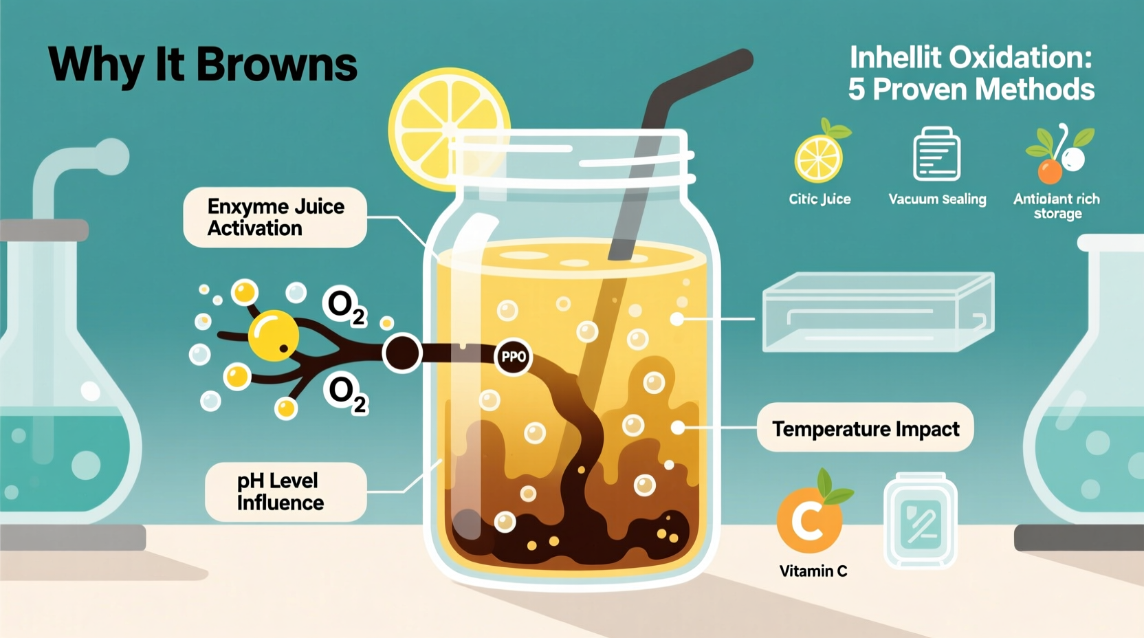 Why Does My Cold-pressed Juice Cocktail Brown So Fast And How To ...