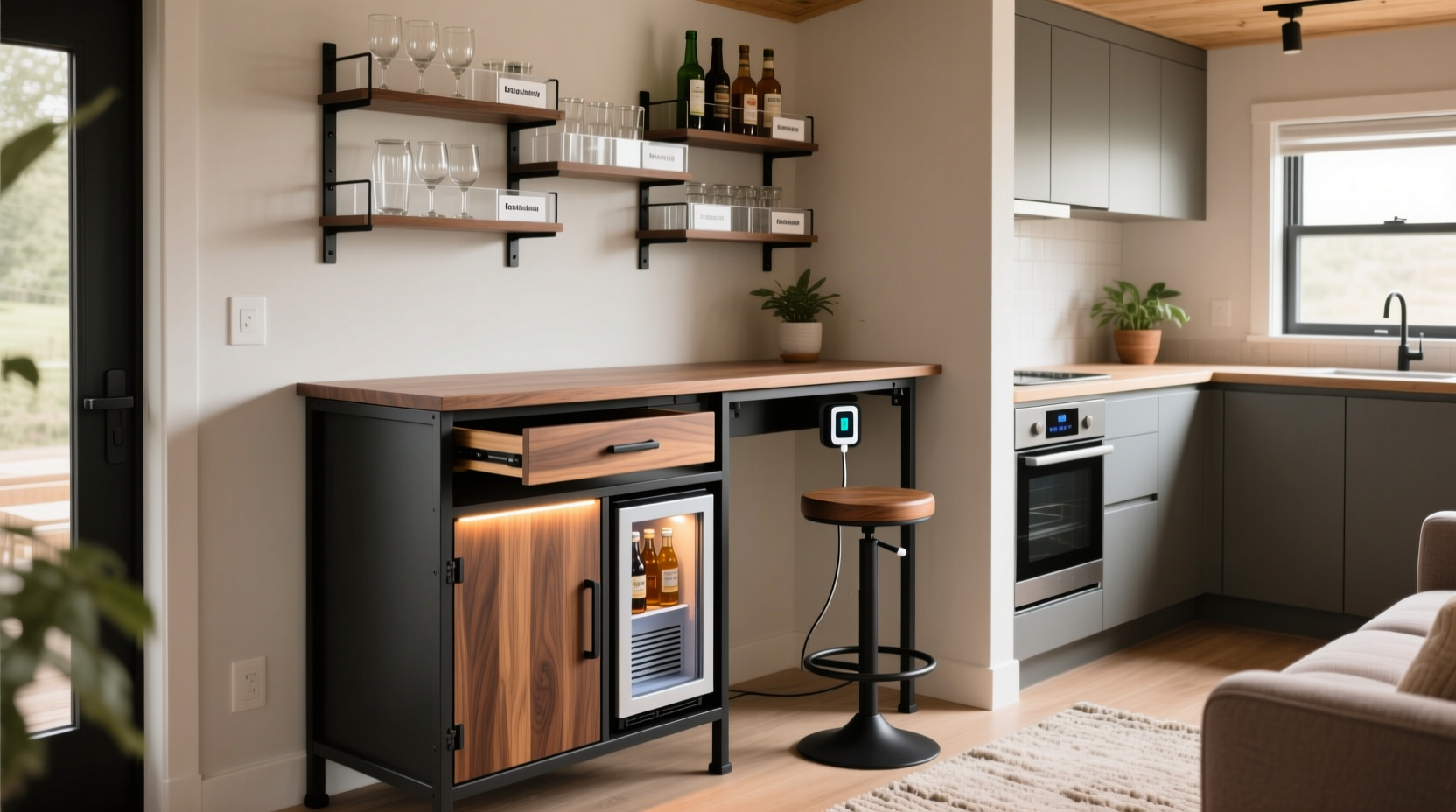 How To Build A Modular Bar Setup For Tiny Homes