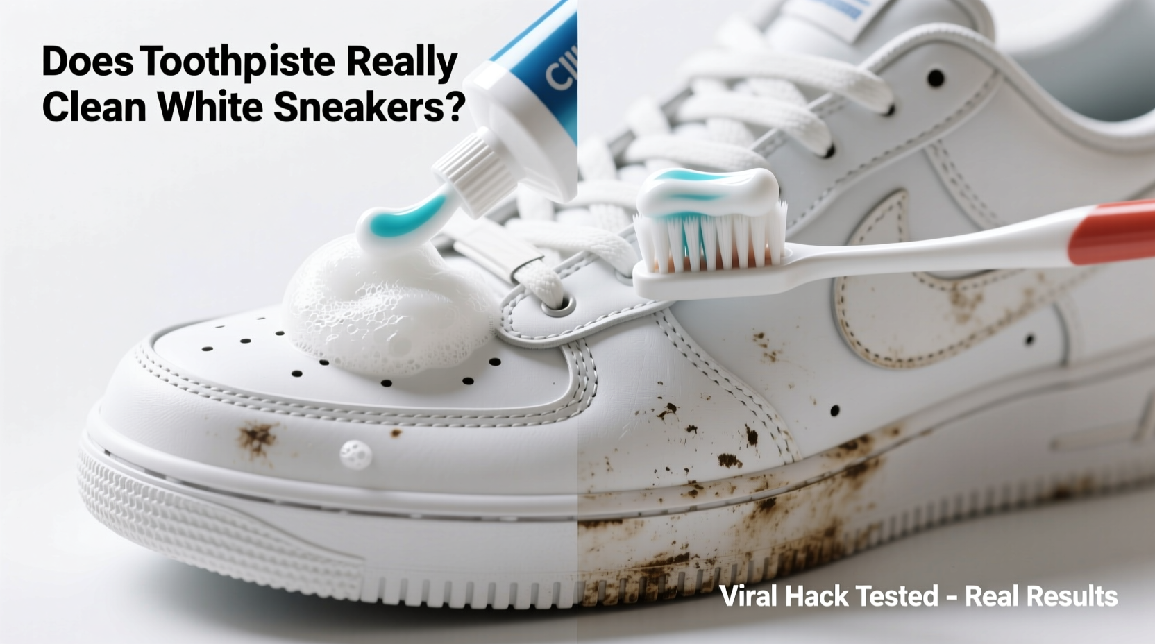 How To Clean White Sneakers With Toothpaste Does The Viral Hack Really Work