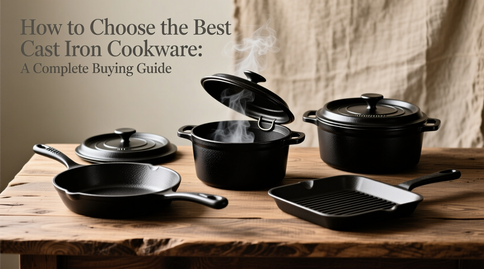 How To Choose Cast Iron Cookware: Ultimate Guide for Perfect Picks