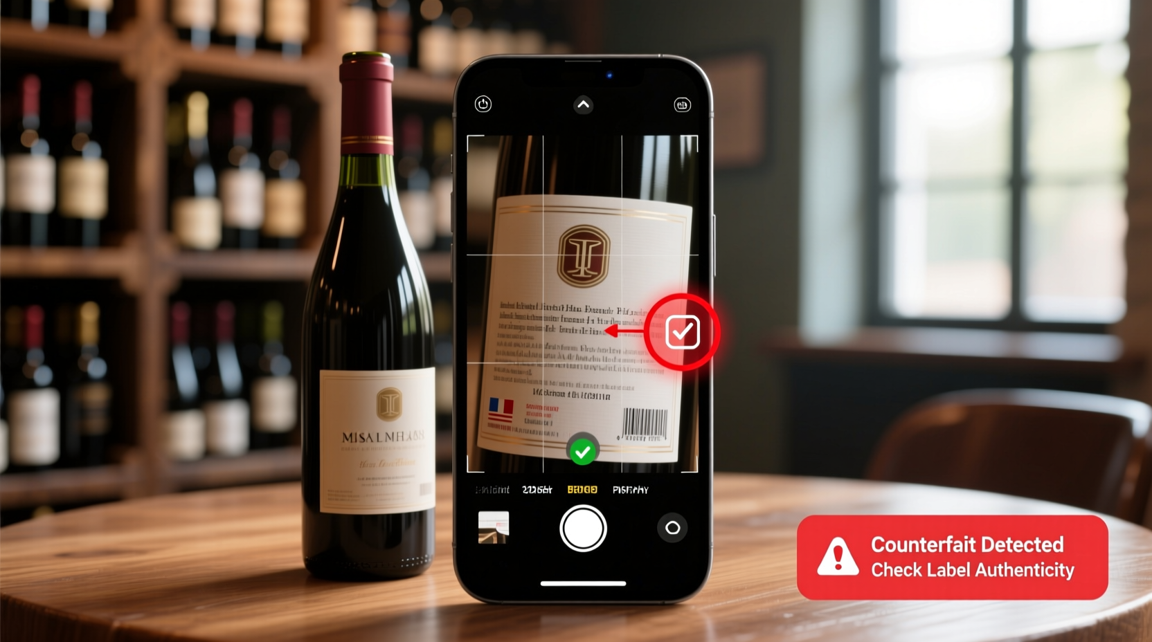 How To Tell If A Wine Bottle Is Counterfeit Using Your Smartphone