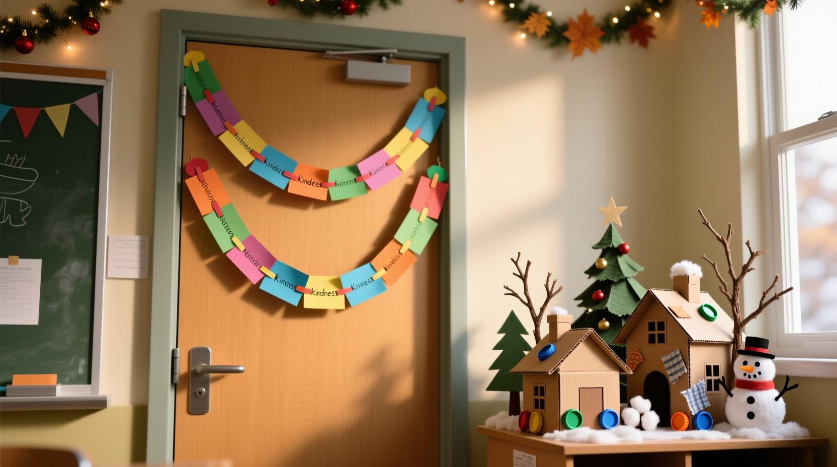Classroom Christmas Door Decorating: Kid-Safe Guide