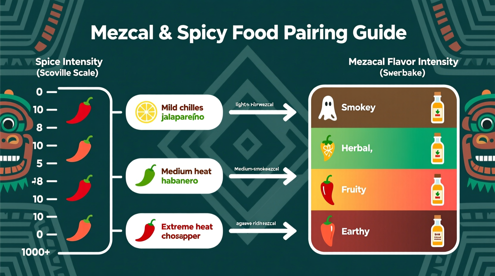 How To Pair Mezcal With Spicy Food Using Flavor Intensity Charts