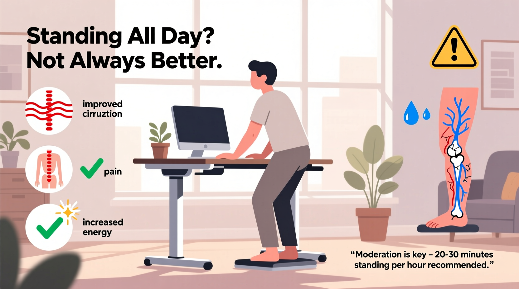 Standing Desk Health Benefits Is Standing All Day Actually Good For You