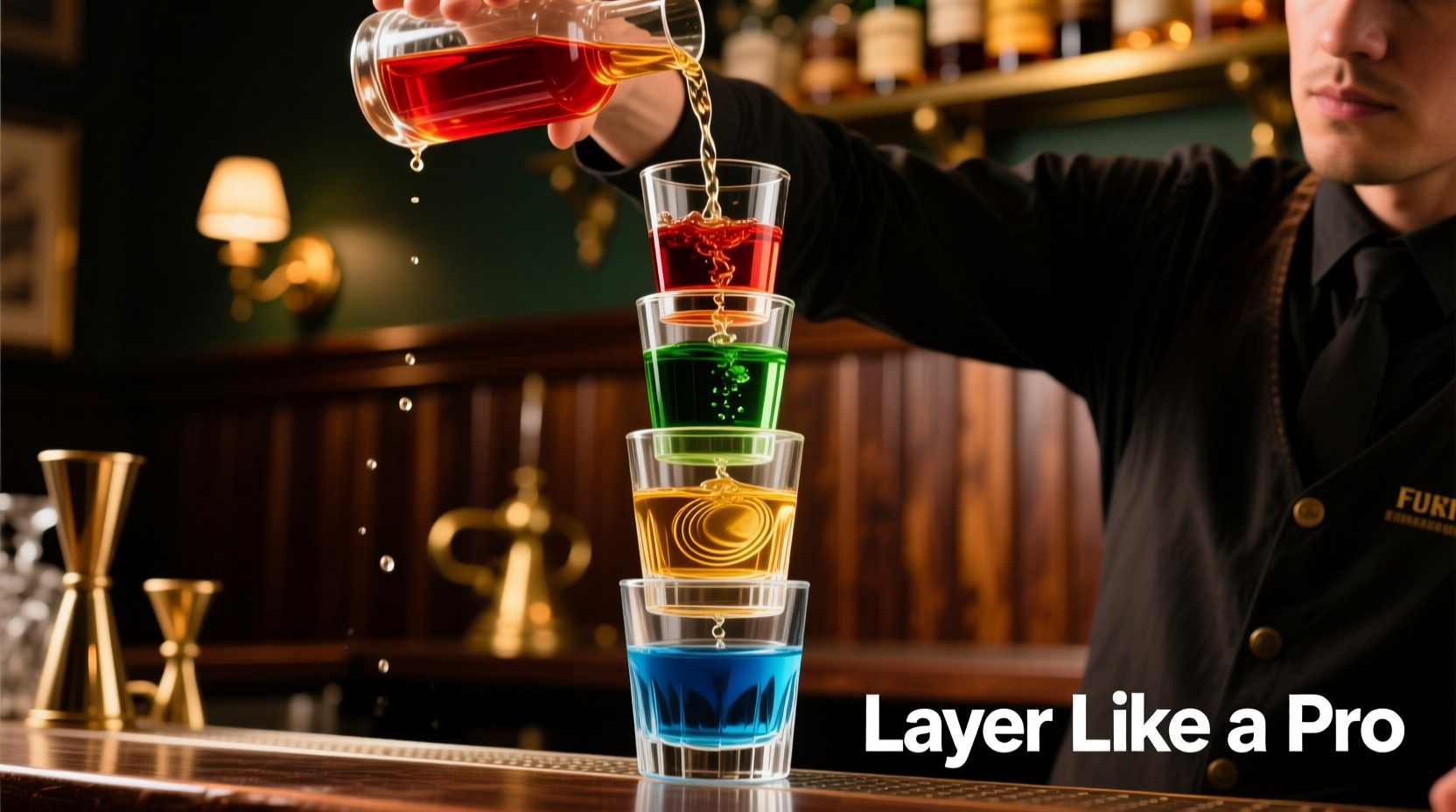 How To Layer Shots Like A Bartender Without Mixing Colors