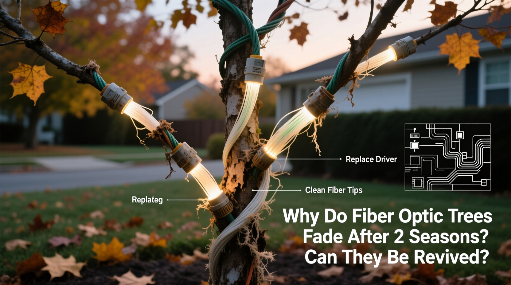 Why Do Fiber Optic Trees Look Dimmer After Two Seasons And Can You ...