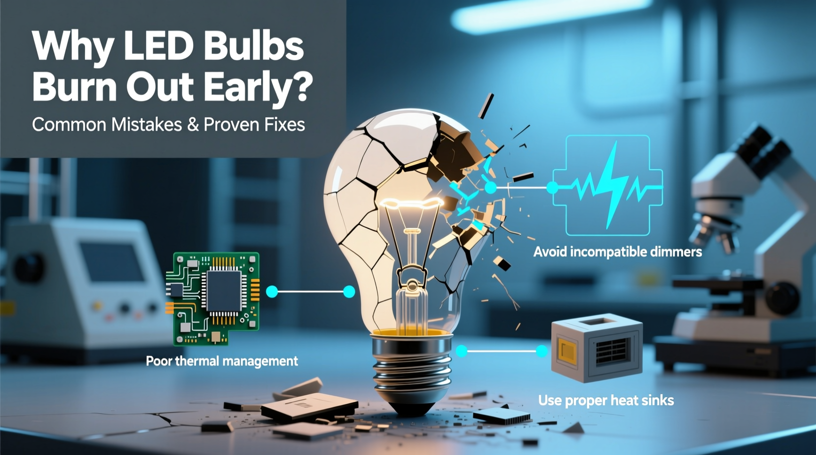 Why Do LED Light Bulbs Burn Out Early Common Mistakes And Fixes