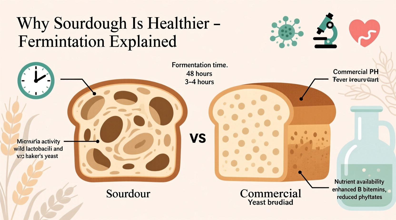 Why Is Sourdough Bread Healthier Than Commercial Yeast Bread Explaining ...