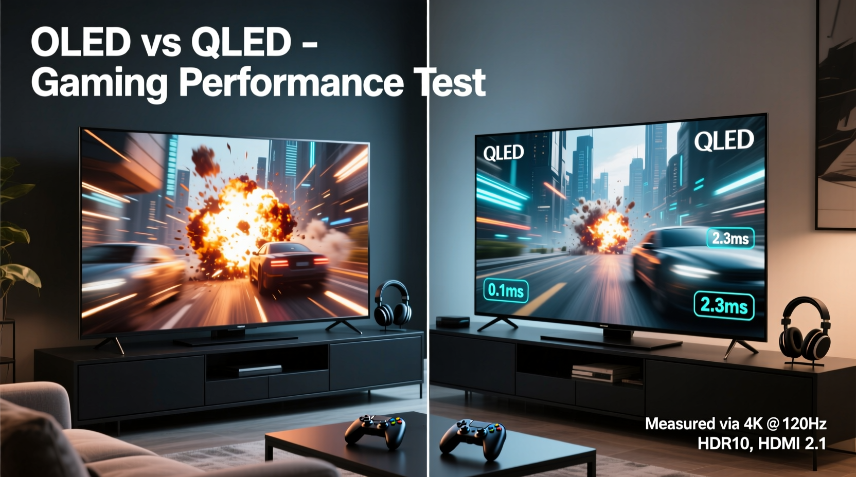 Oled Tvs Vs Qled For Gaming Motion Blur And Input Lag Compared