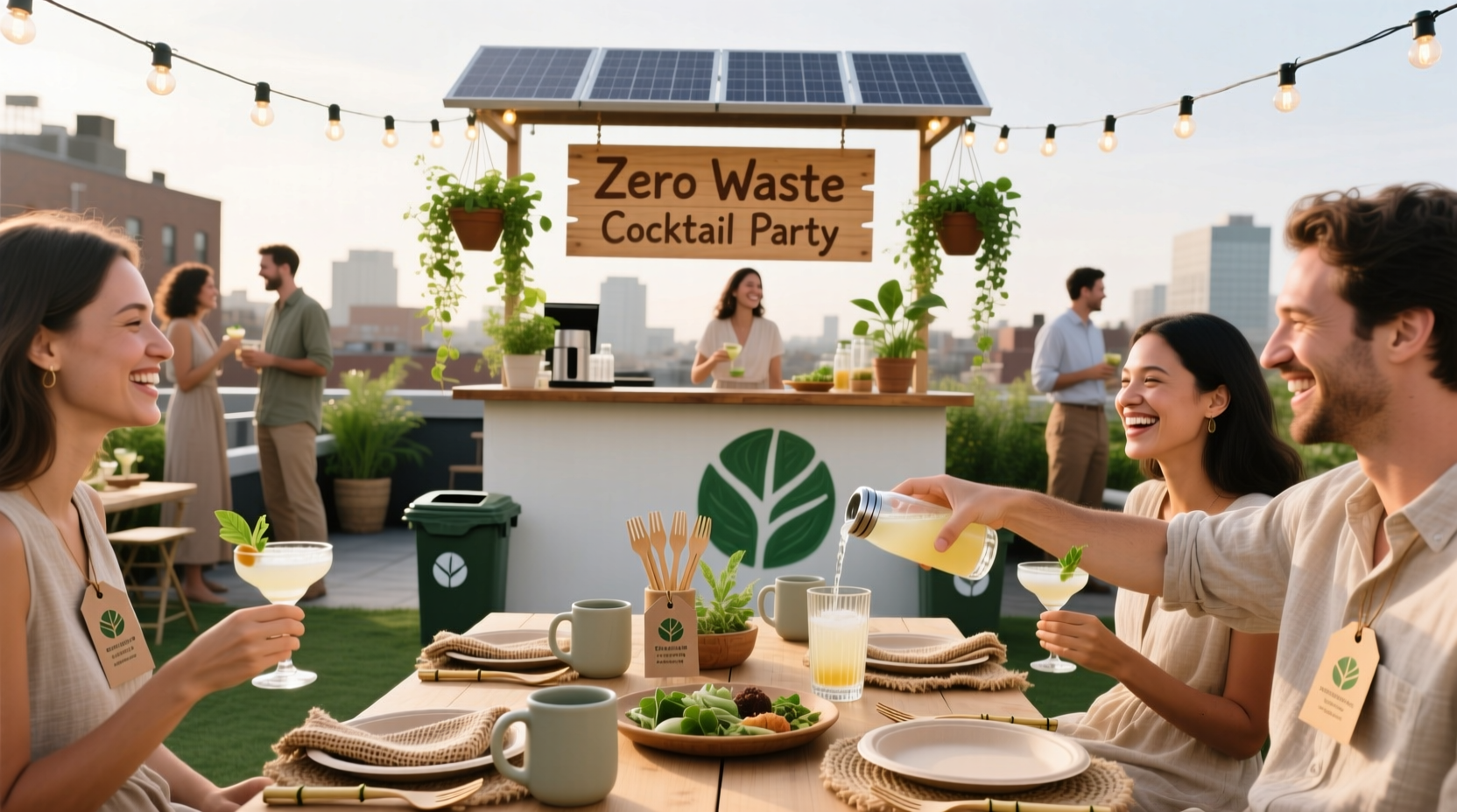 How To Host A Zero-waste Cocktail Party Without Plastic Waste
