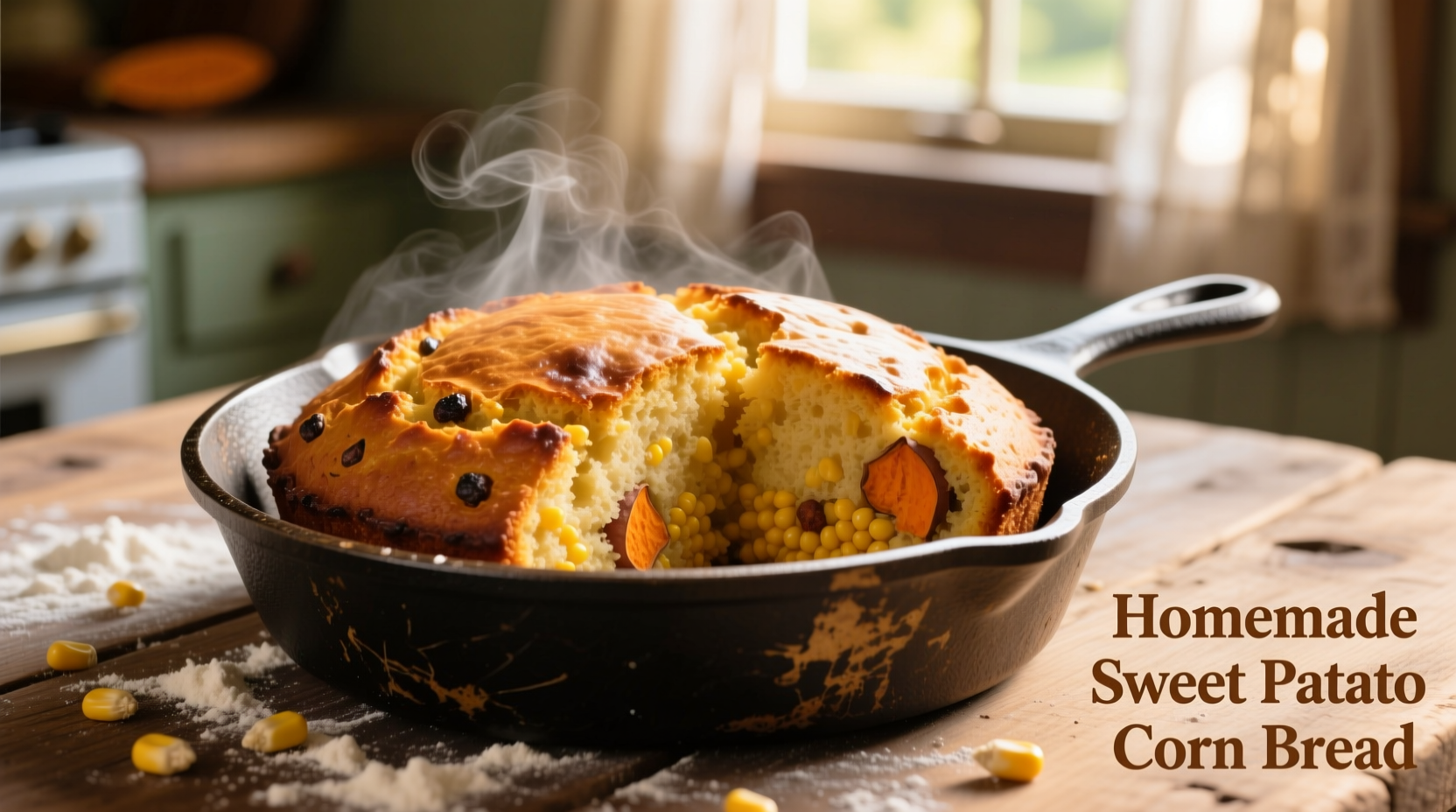 Sweet Potato Corn Bread: Resep Lembut dengan Ubi Jalar