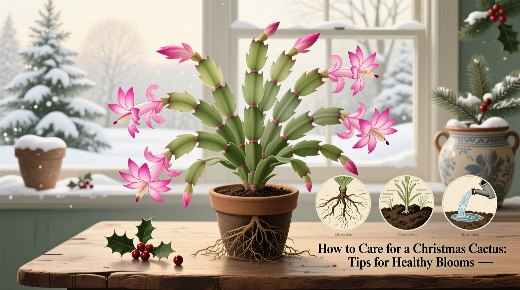 How to Care for a Christmas Cactus: Tips for Healthy Blooms