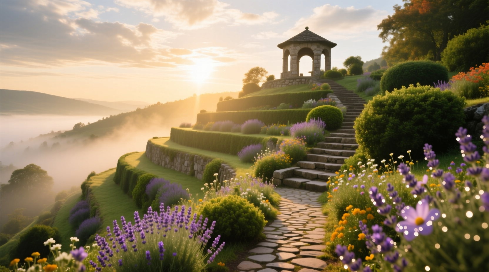Terraced Hillside Garden: Build Stability, Beauty & Erosion Control