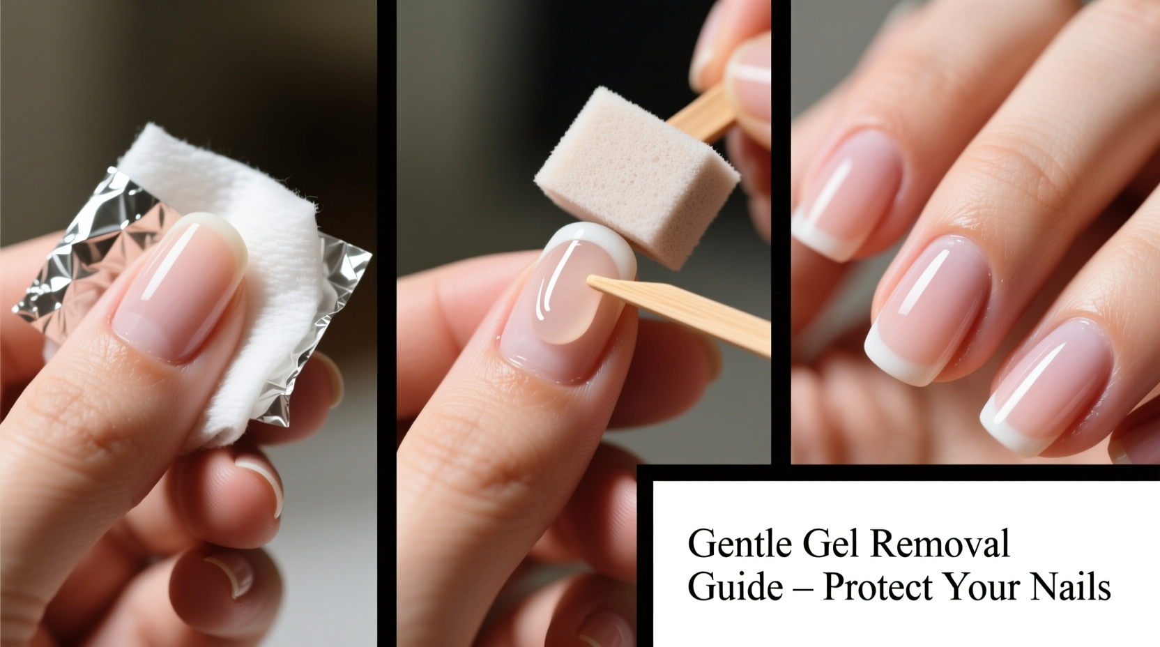 Step By Step Guide To Removing Gel Nail Polish At Home Without Ruining ...