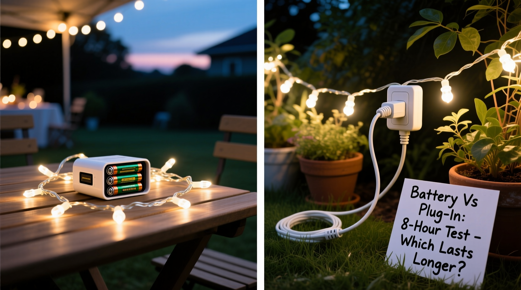 Battery Operated Fairy Lights Vs Plug In Which Lasts Longer During All ...