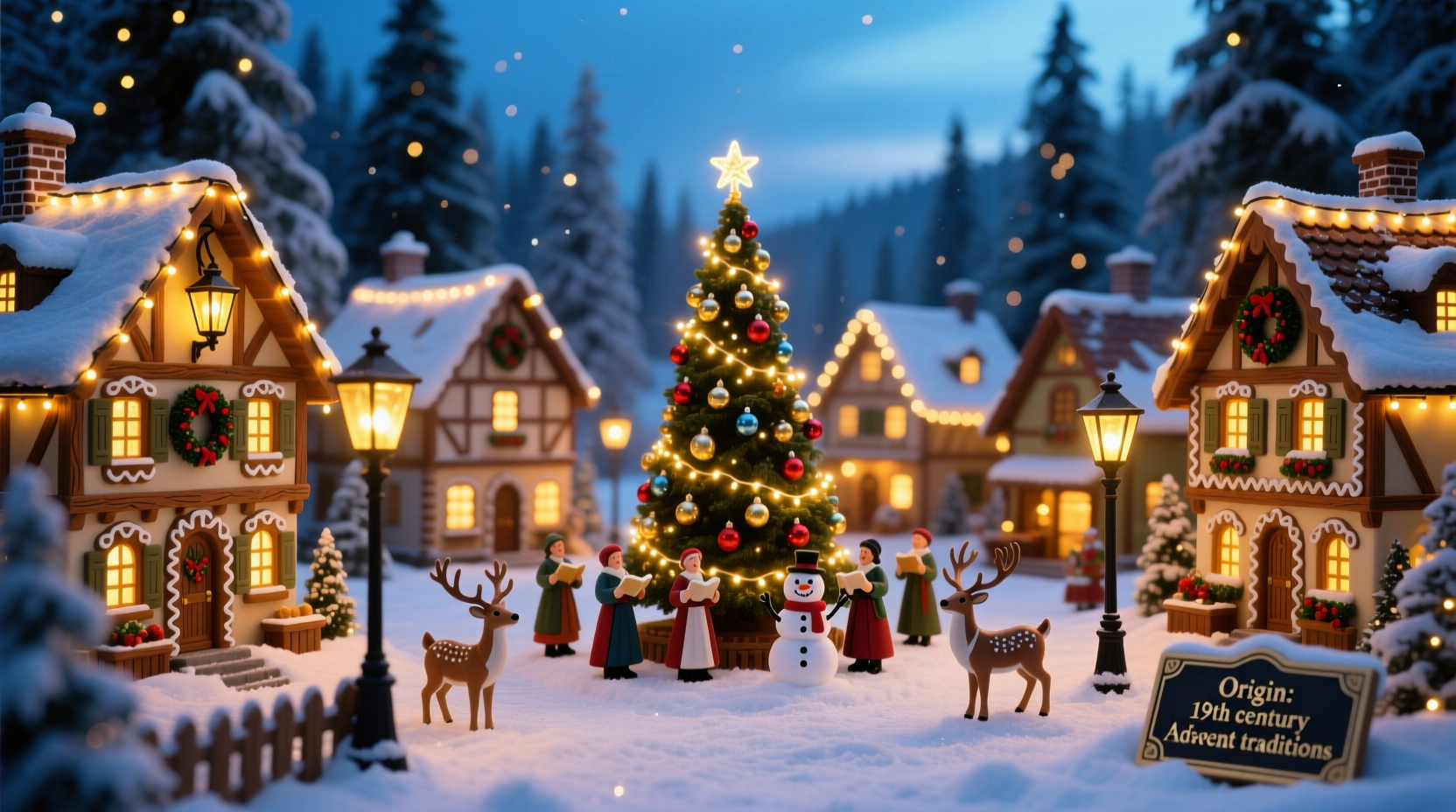 Why Do Christmas Villages Often Include Lighting Features History Behind It