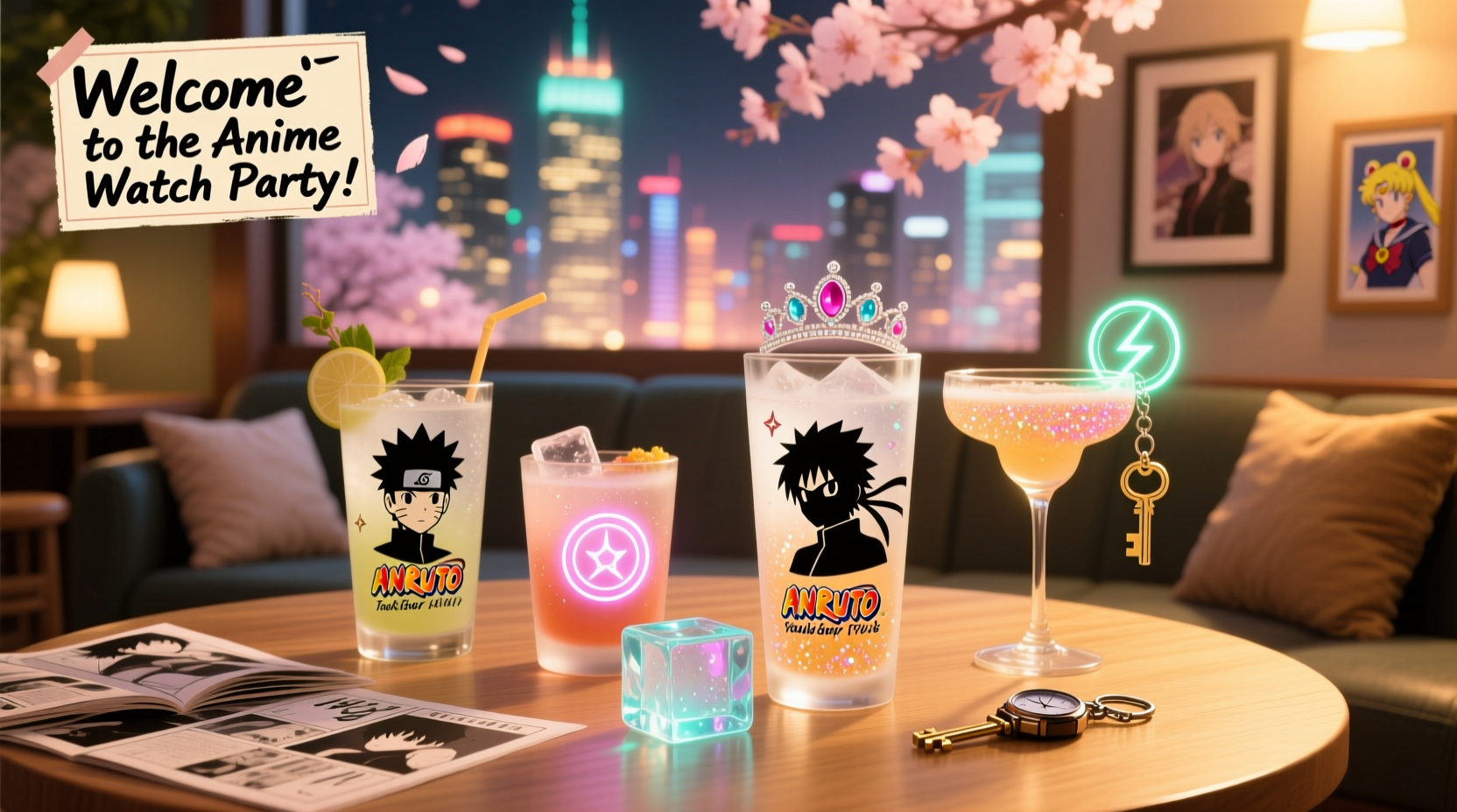 How To Host An Anime Watch Party With Character-inspired Signature Drinks