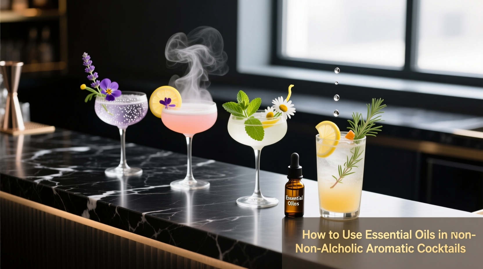 How To Use Essential Oils In Non Alcoholic Aromatic Cocktails
