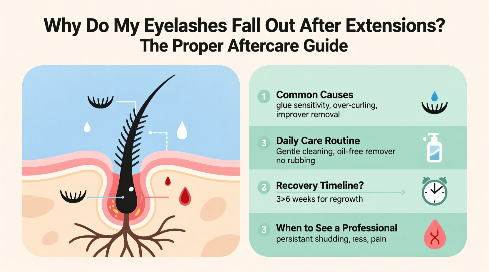 Why Do My Eyelashes Fall Out After Extensions Proper Aftercare Guide