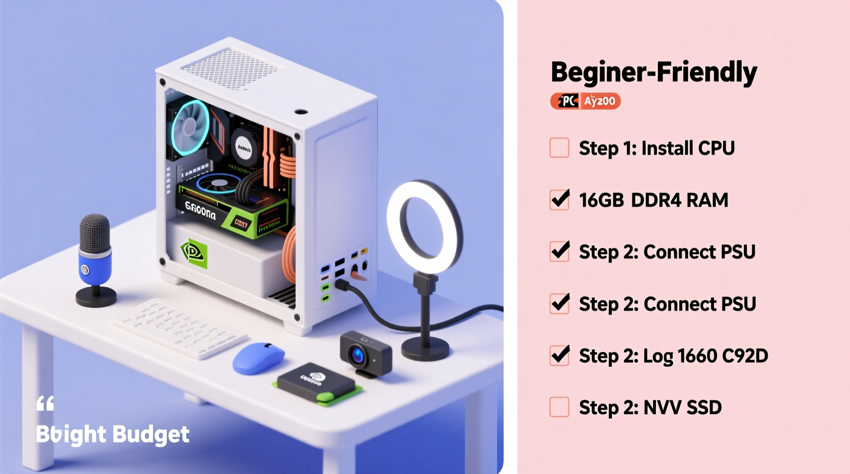 How To Build A Beginner Friendly PC For Streaming On A Tight Budget