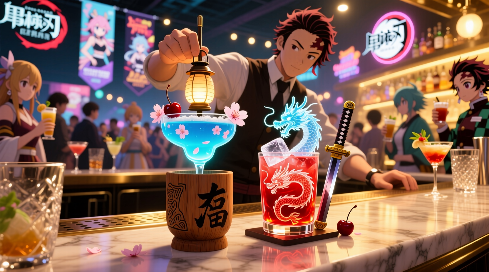 Anime Convention Cocktails Creating Themed Drinks Inspired By Popular ...