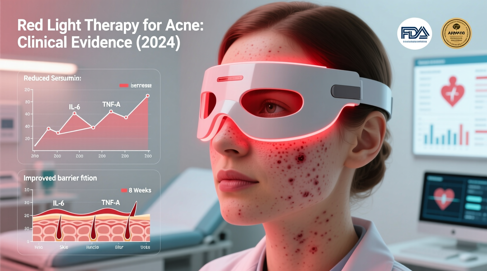 Is Red Light Therapy Masks Worth It For Acne Prone Skin Clinical Evidence