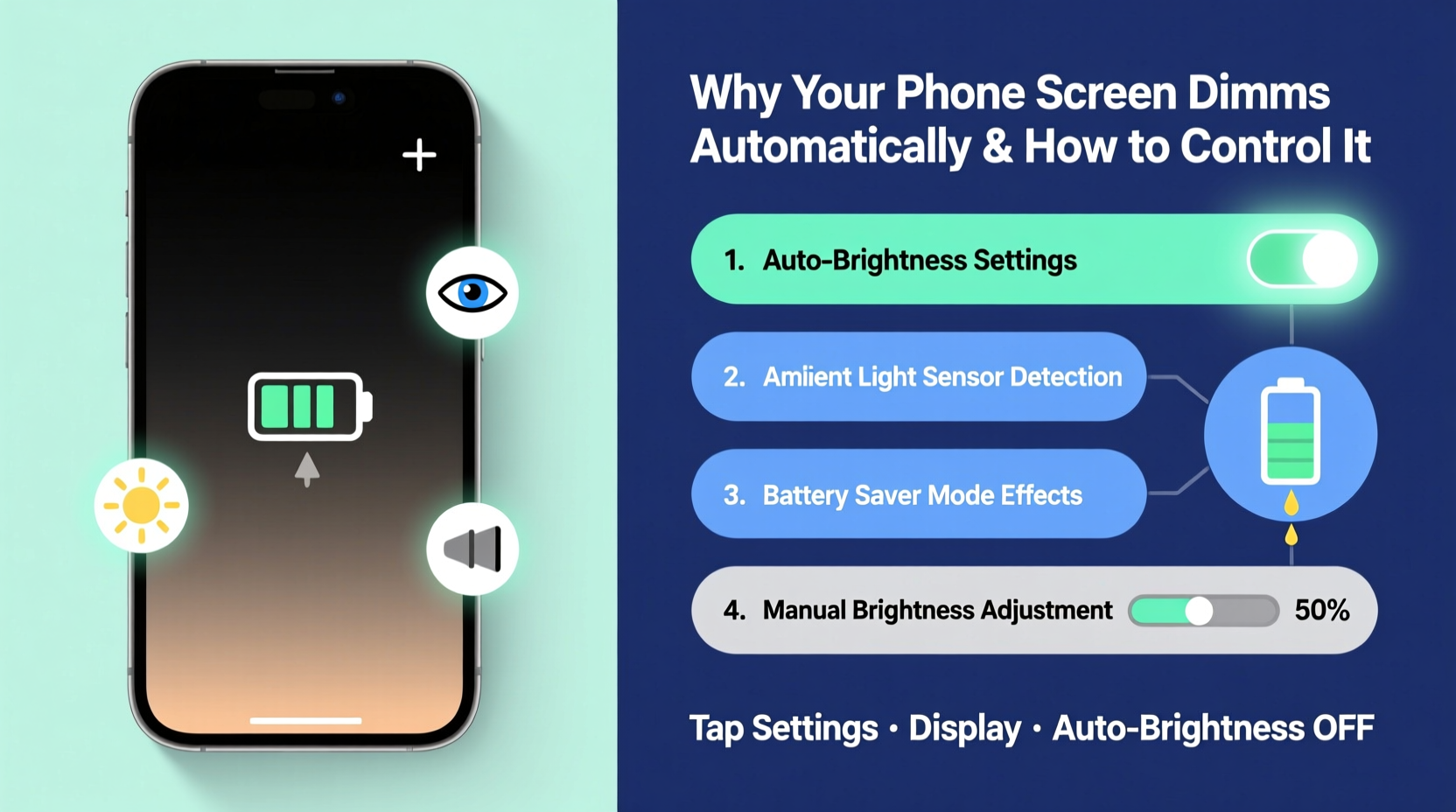 Why Does My Phone Screen Dim Automatically And How To Control It