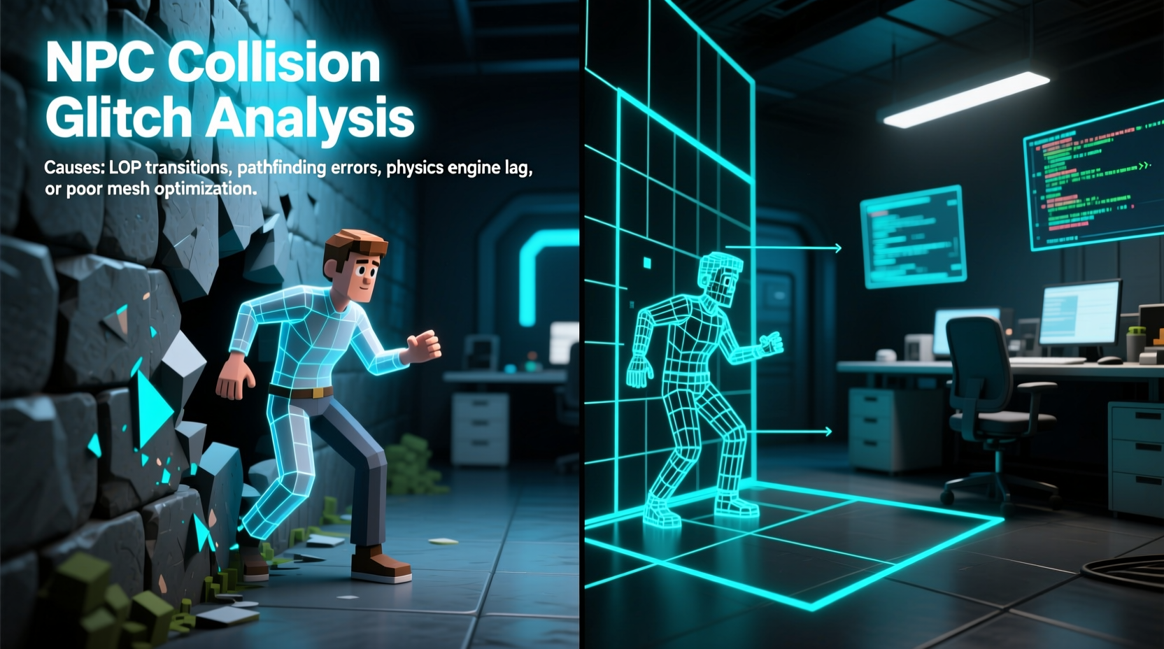 Why Do Video Game NPCs Sometimes Glitch Through Walls And Floors