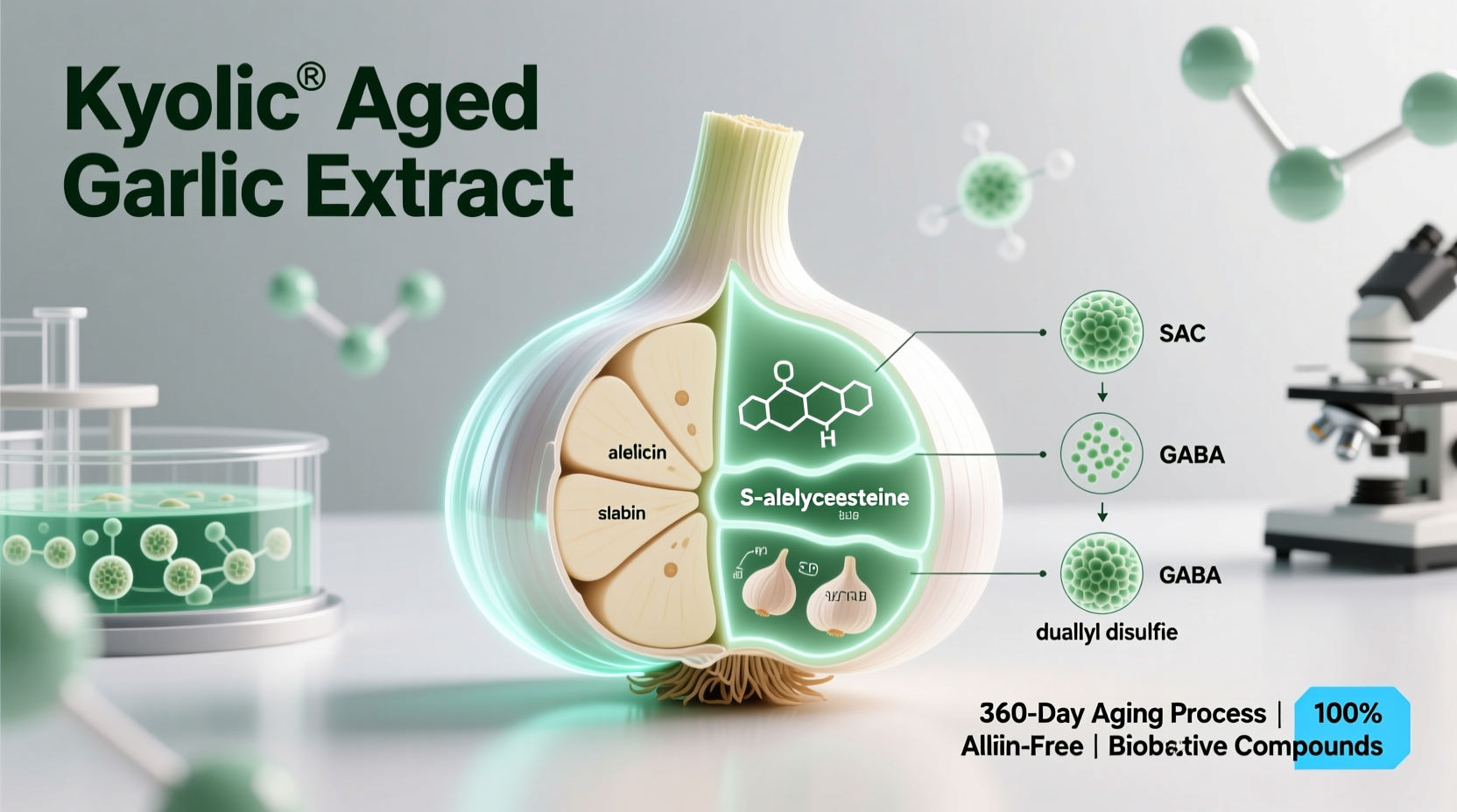 Aged Garlic Extract: The Science Behind Kyolic Supplements