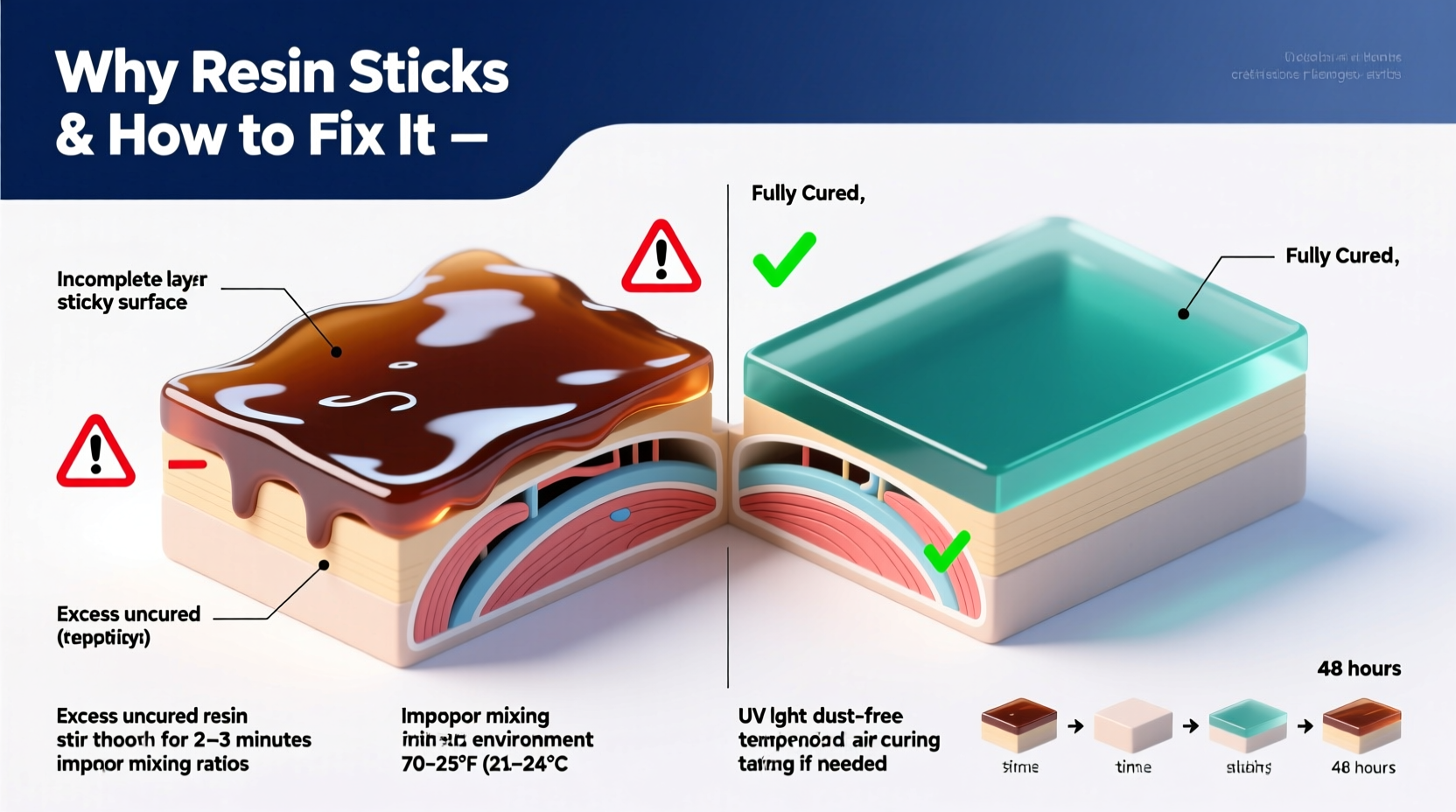 Reasons Why Your Resin Art Is Sticky And How To Fix It