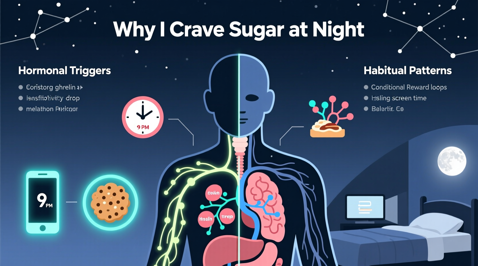Why Do I Crave Sugar At Night Hormonal And Habit Based Reasons