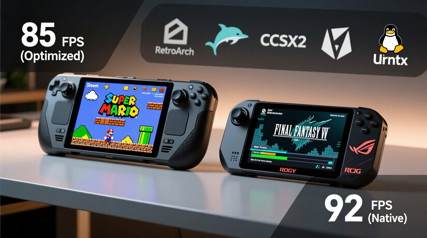 Steam Deck Vs Rog Ally Which Linux Handheld Runs Emulators More Smoothly