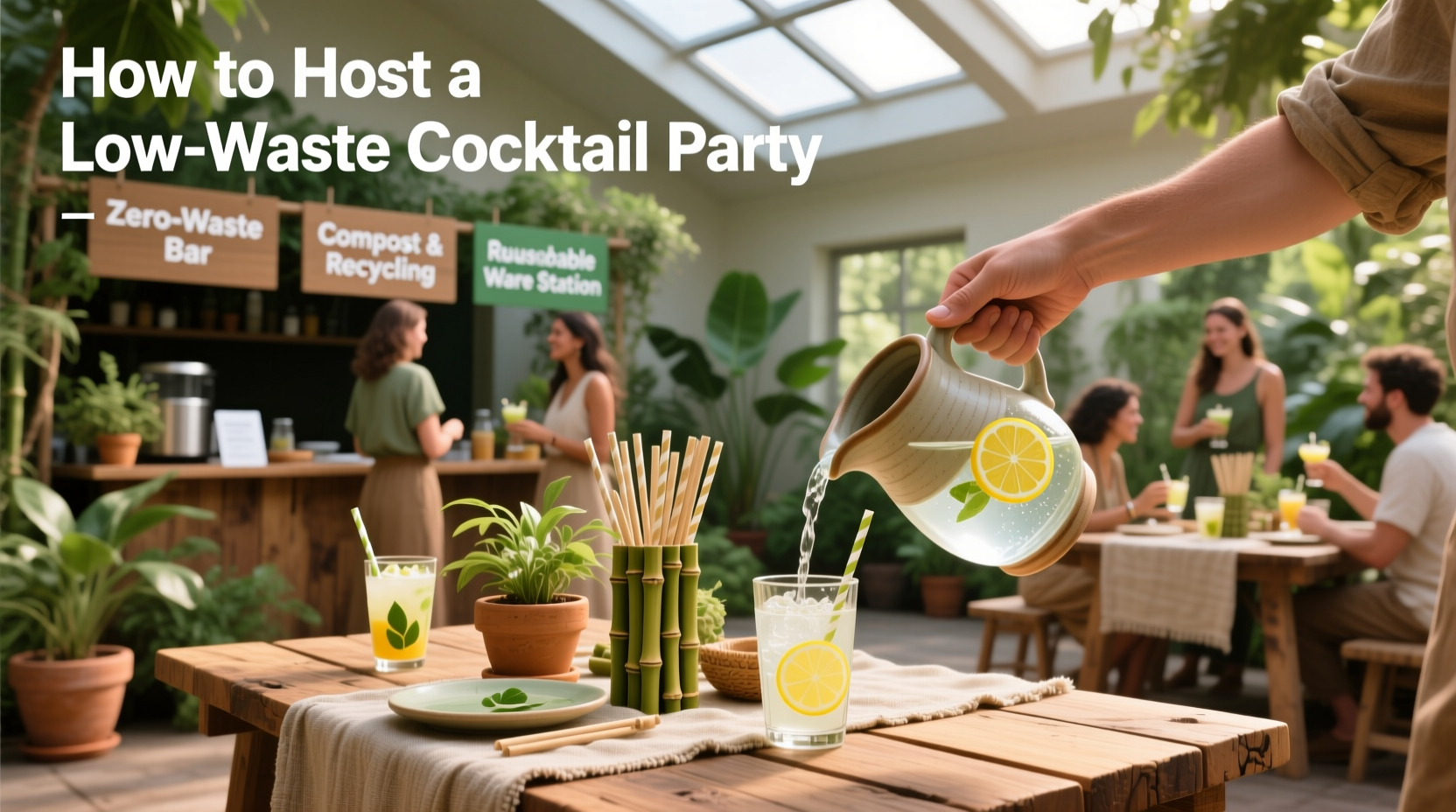 How To Host A Low-waste Cocktail Party Eco-conscious Hosting