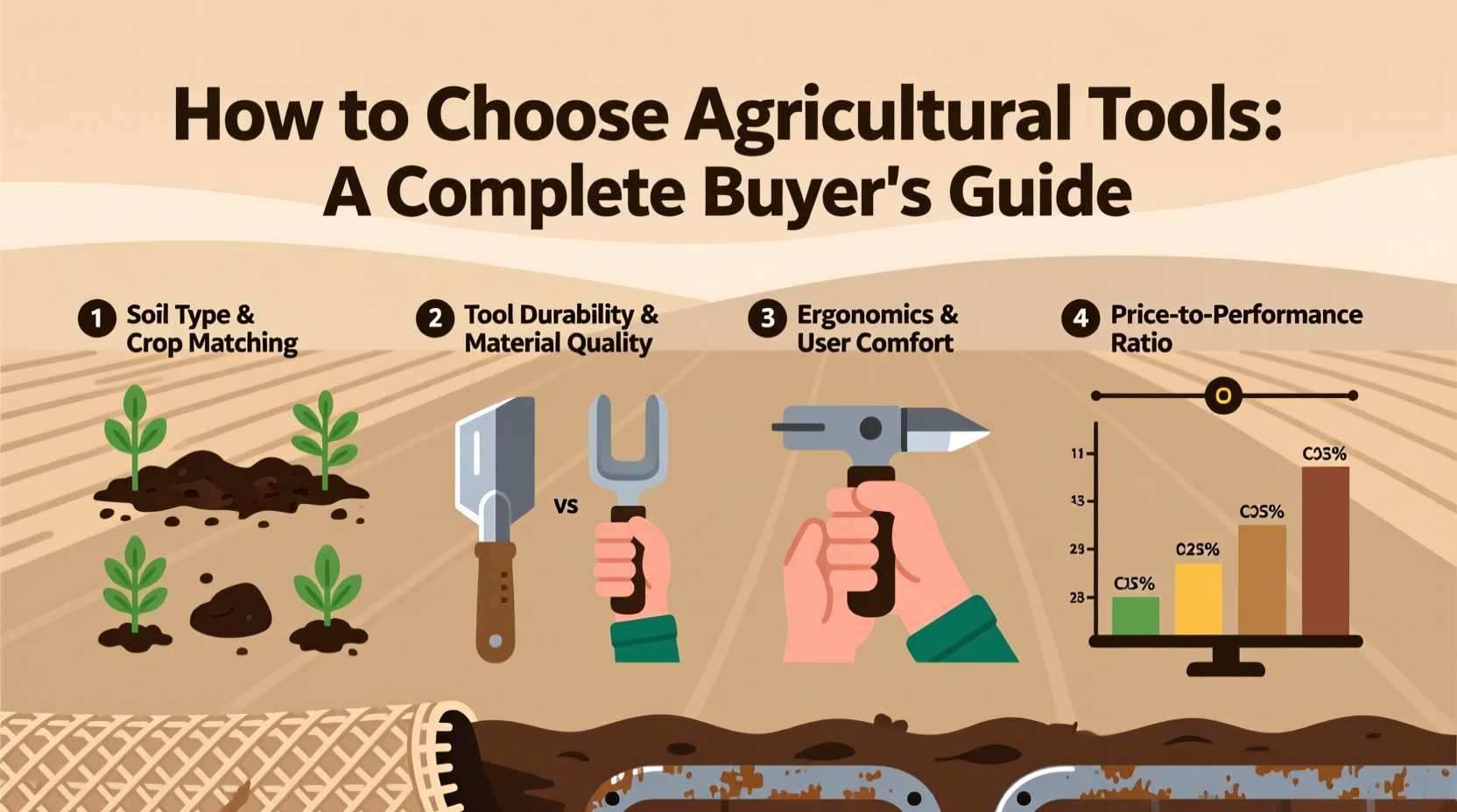 How to Choose Agricultural Tools: A Complete Buyer's Guide